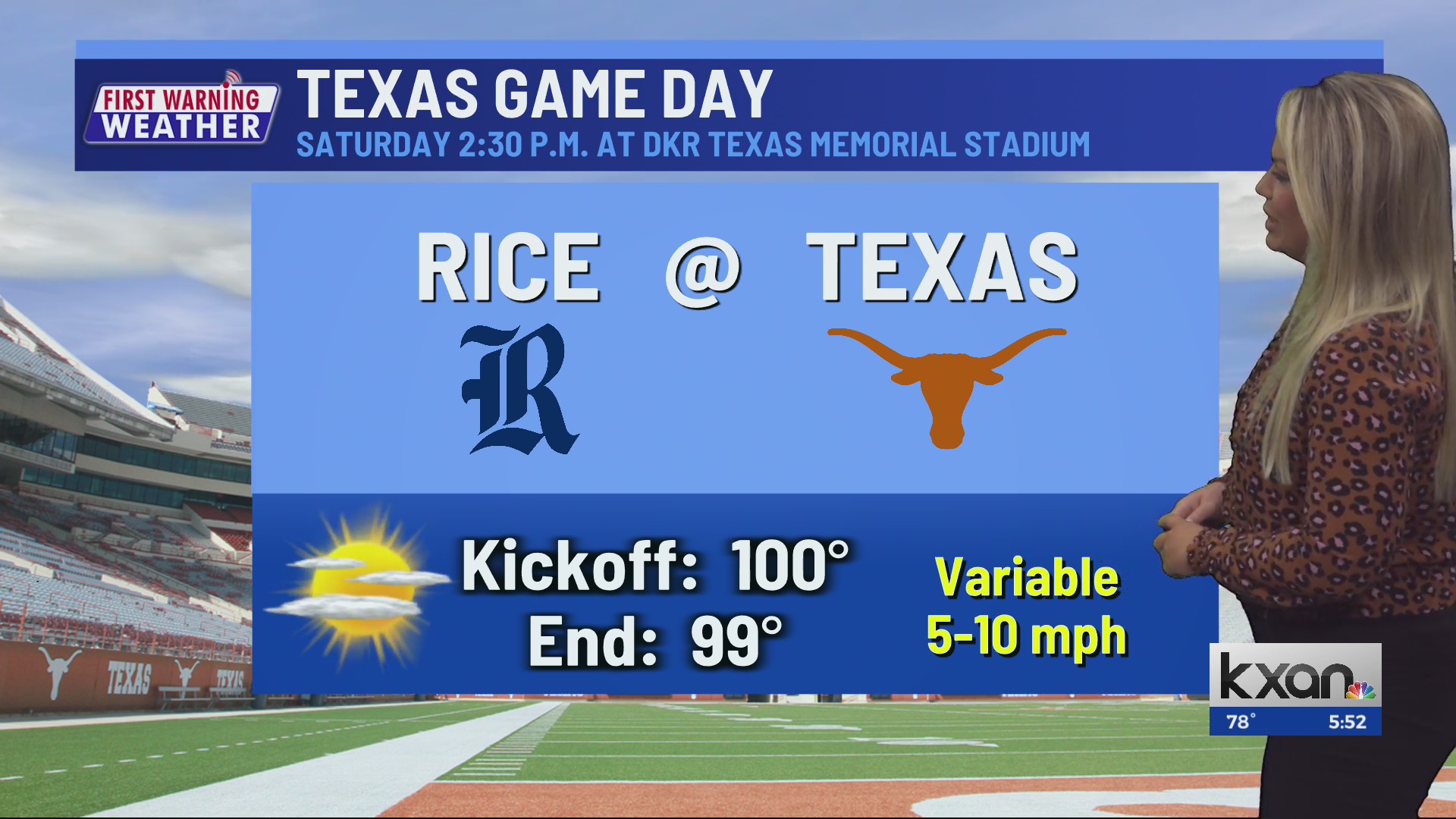 First Warning Weather with Kristen Currie – KXAN Austin