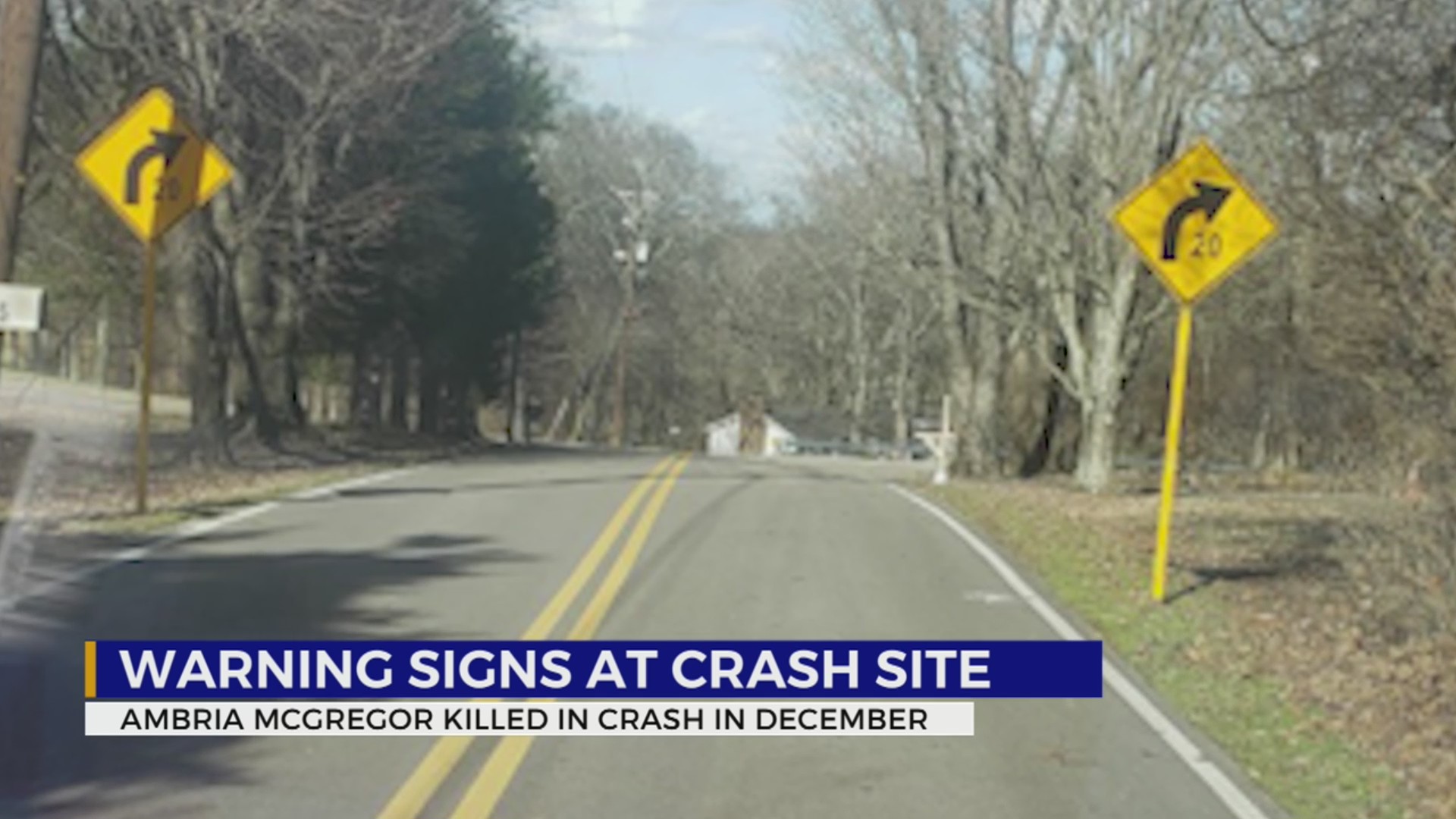 Warning signs at Mt. Juliet crash site – WKRN News 2
