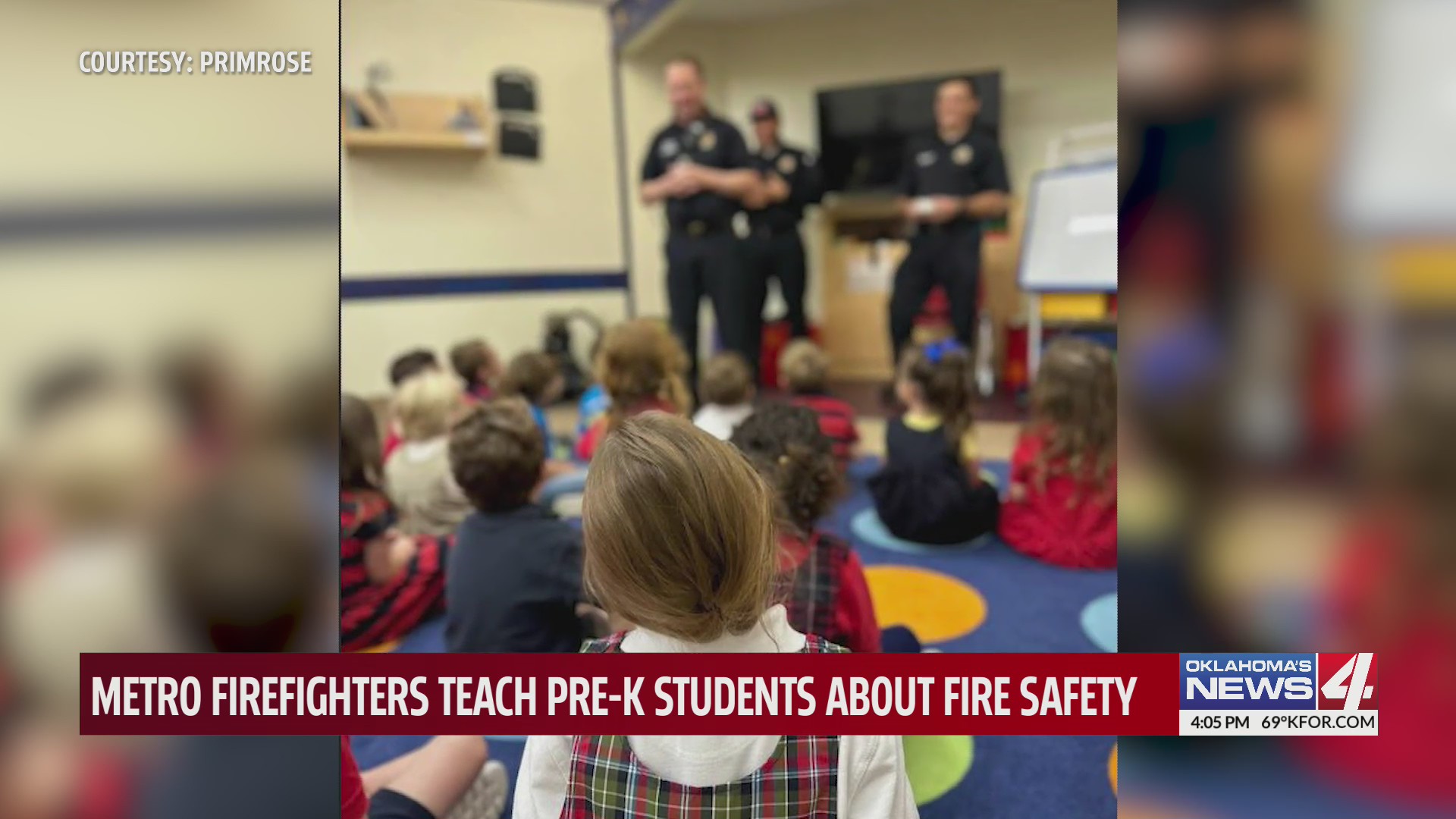 Metro firefighters teach pre-k students about fire safety – KFOR.com ...