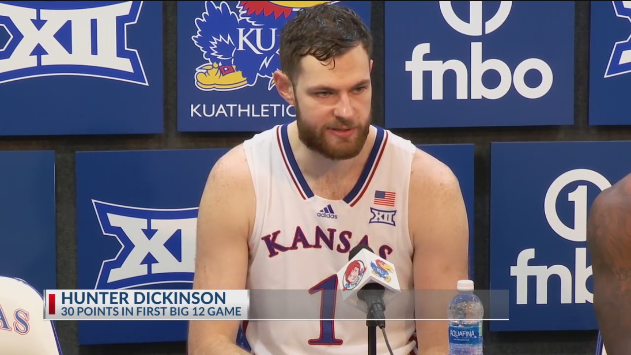 RECAP: Dickinson’s game-winner helps KU win Big 12 opener – KSNT 27 News
