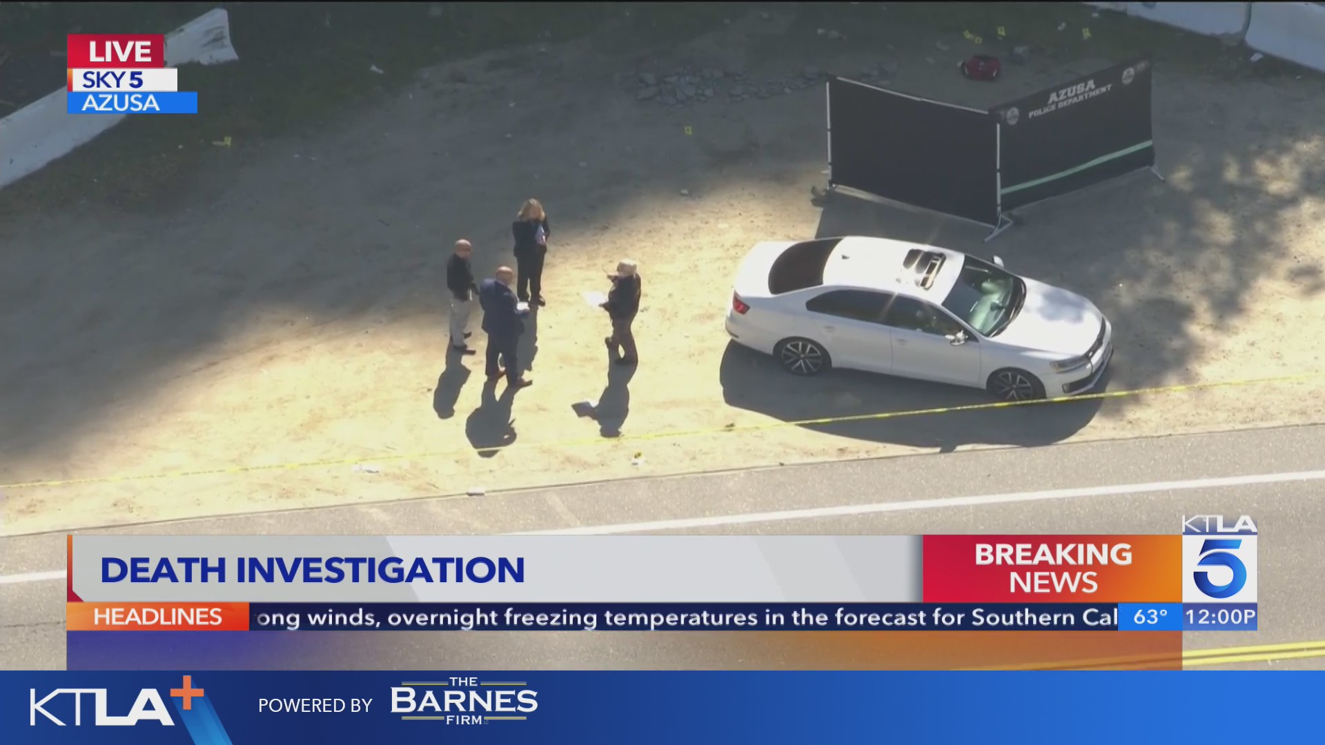 Investigation underway after body found in Azusa – KTLA