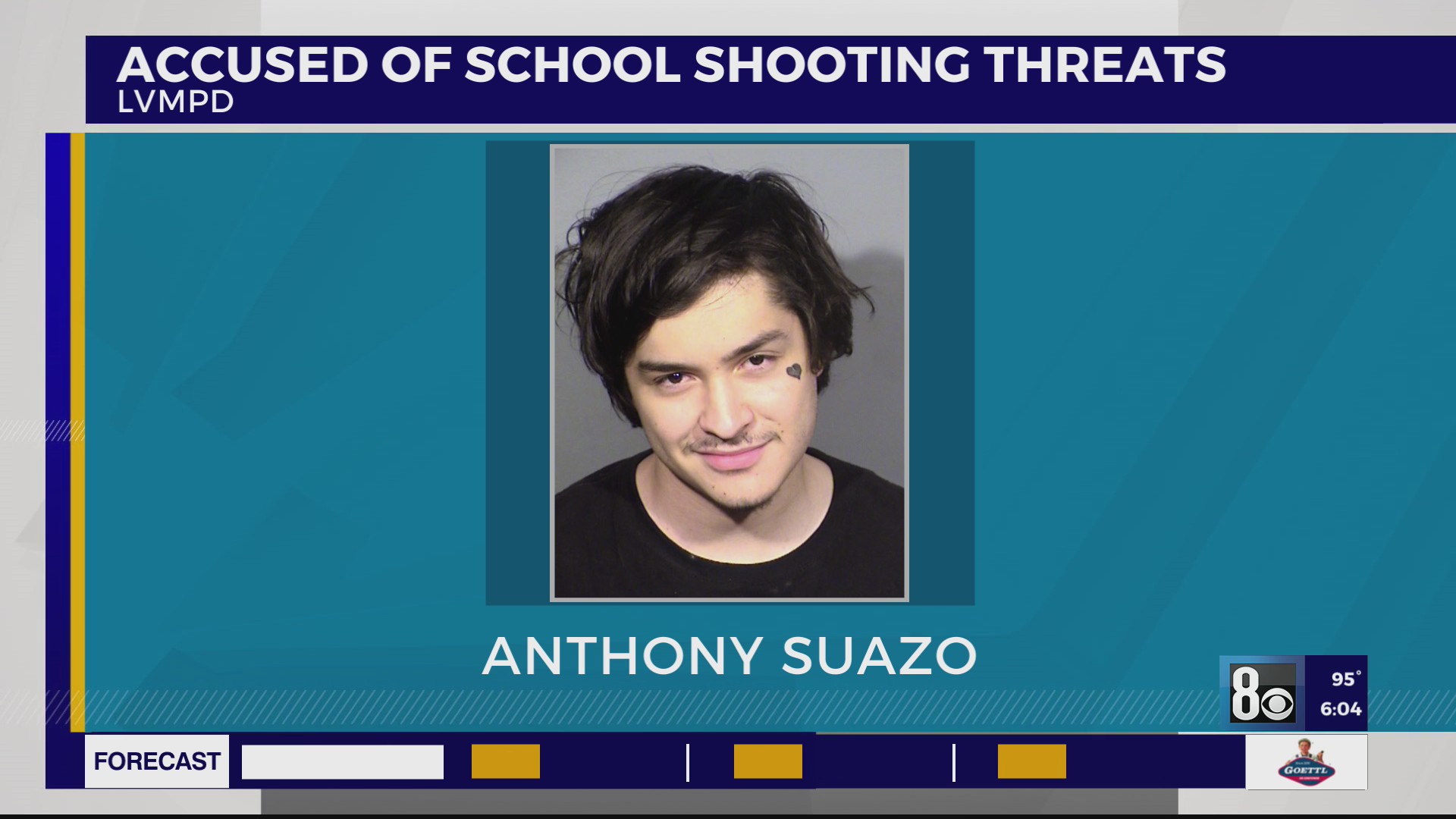 Las Vegas Police 18 Year Old ‘fascinated By School Shooters Klas