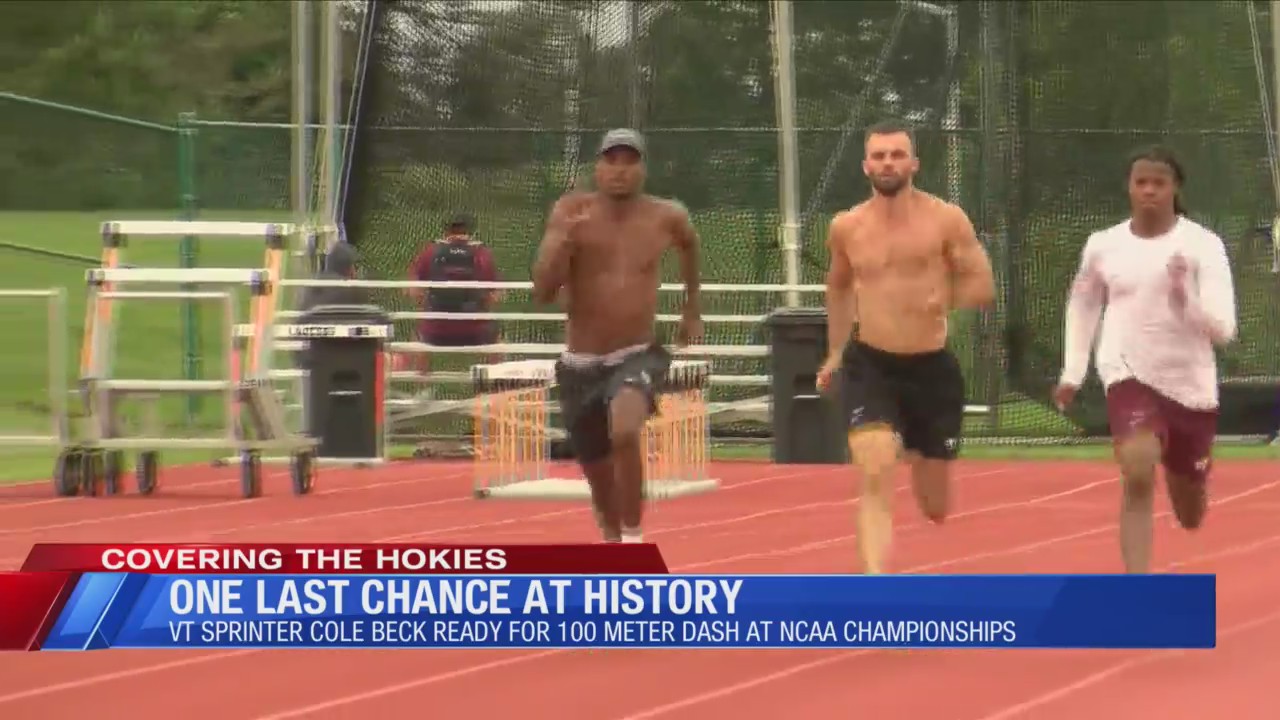 Virginia Tech’s Cole Beck chases history on the track one more time in ...