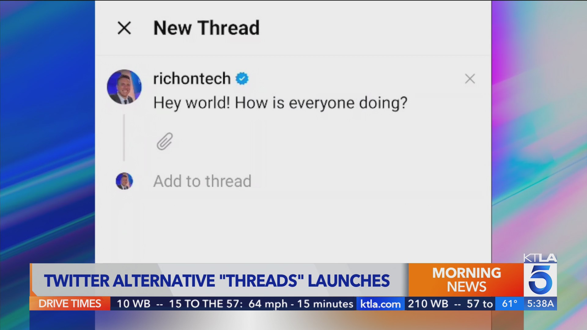 Threads takes on Twitter and it already seems to be working – KTLA