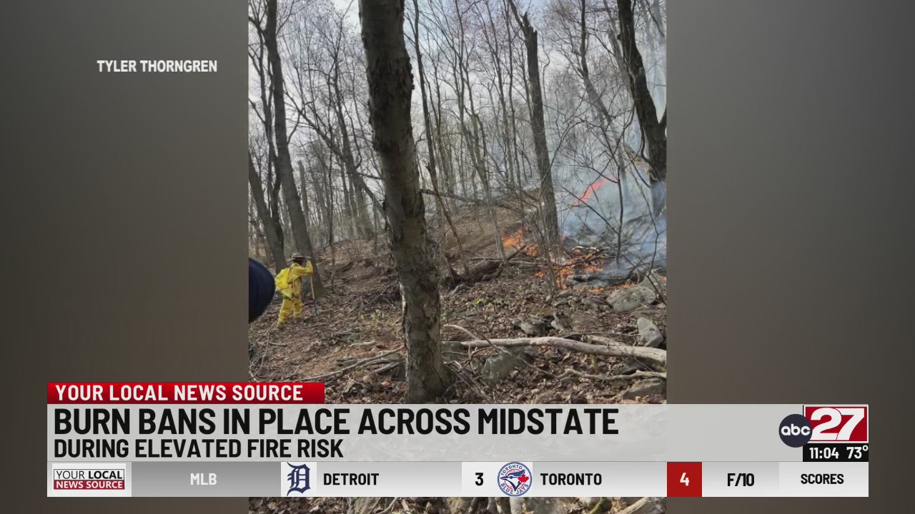 Pennsylvania under red flag warning, burn bans in place – ABC27