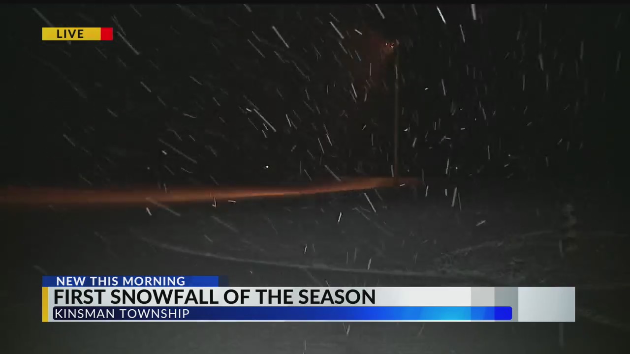 First official snowfall hits the Valley as November starts – WKBN.com