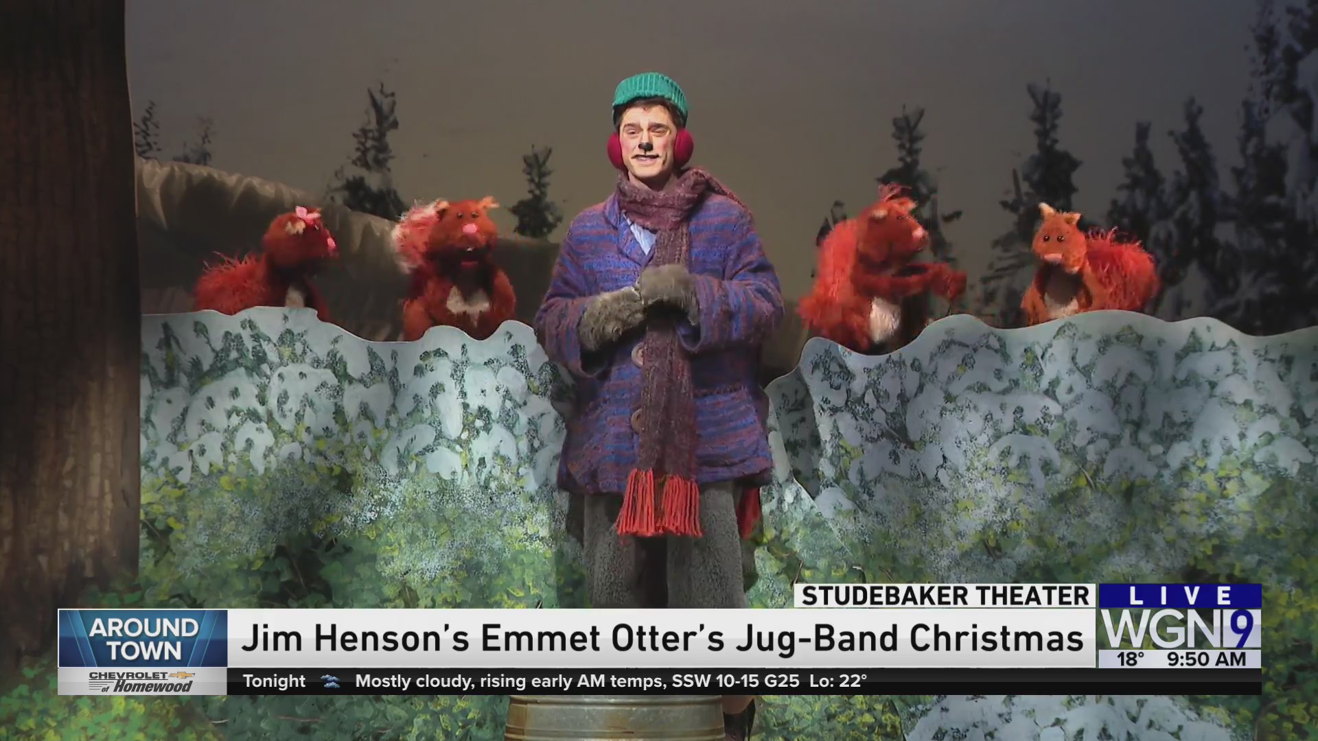 Around Town – Emmet Otter’s Jug-Band Christmas – WGN-TV