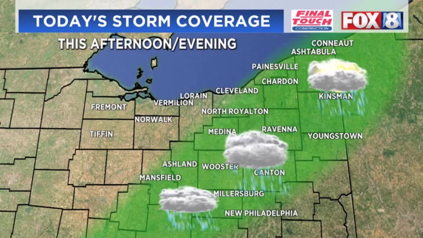 Storms possible later — but say goodbye to humidity – Fox 8 Cleveland WJW