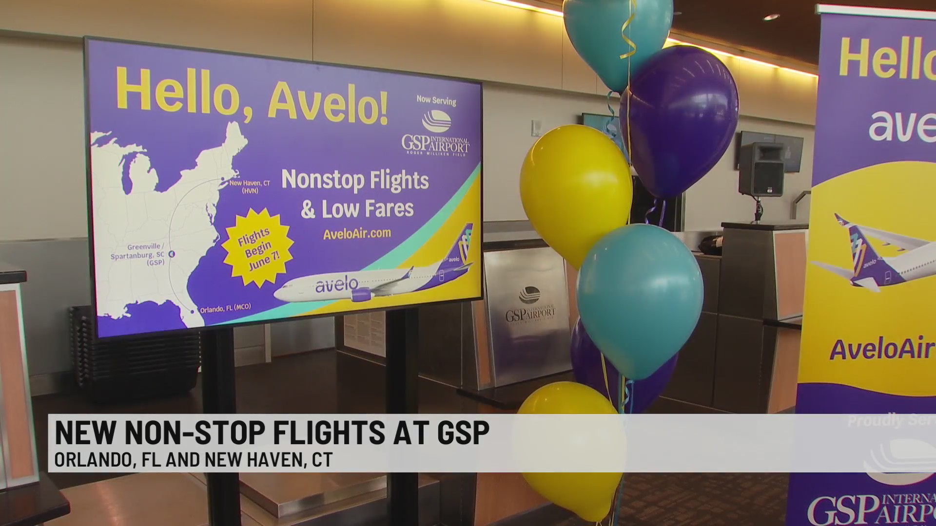 GSP airport announces new airline, nonstop destinations – WSPA 7NEWS