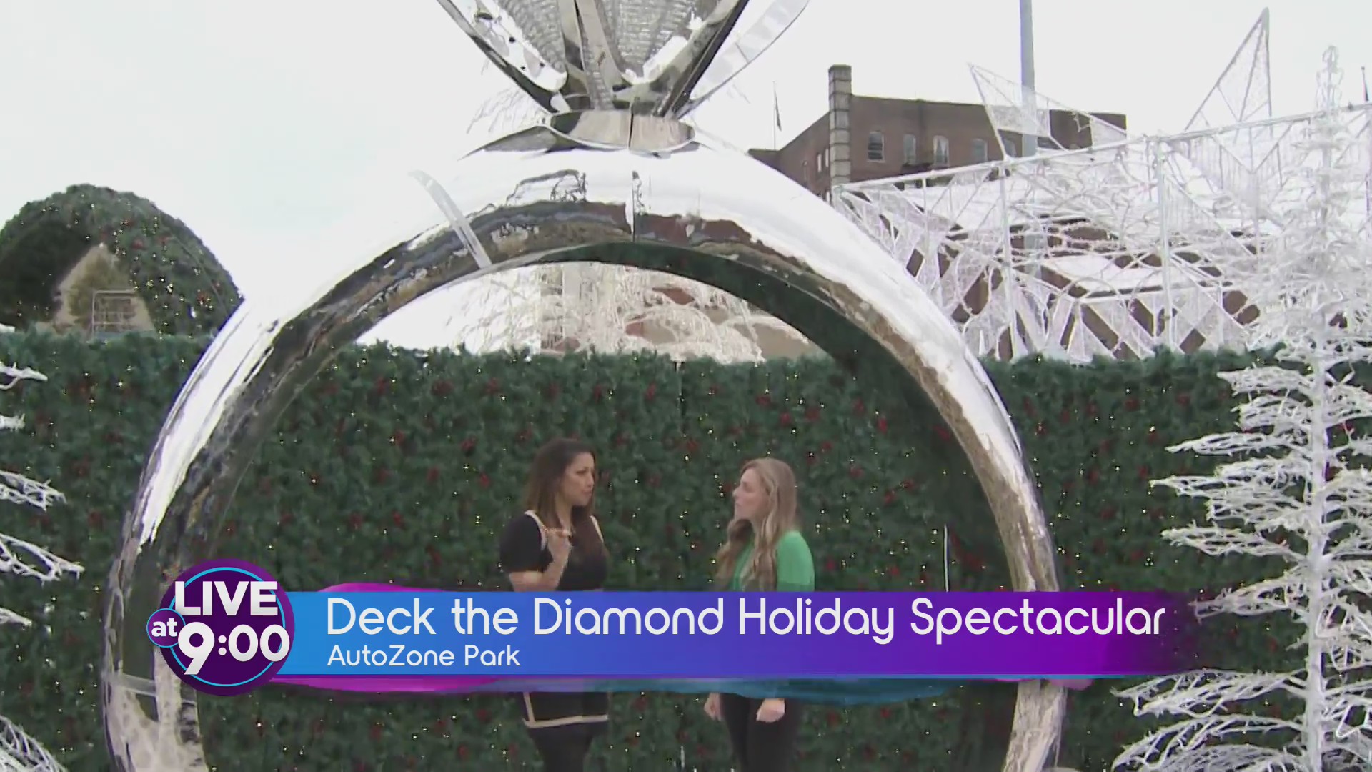 Behind the scenes at Deck the Diamond Holiday Spectacular – WREG.com