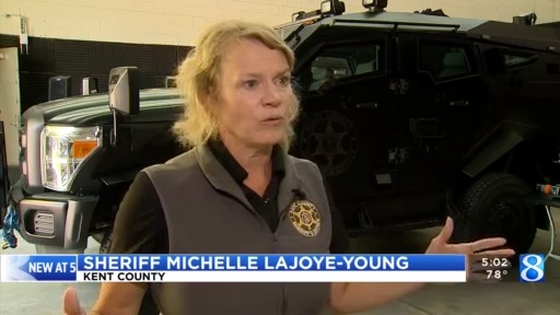 Less than lethal force leads to successful arrest – WOODTV.com