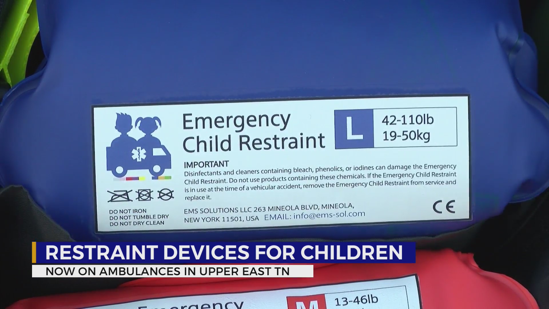 Washington Co./Johnson City EMS training on children’s restraints in ...