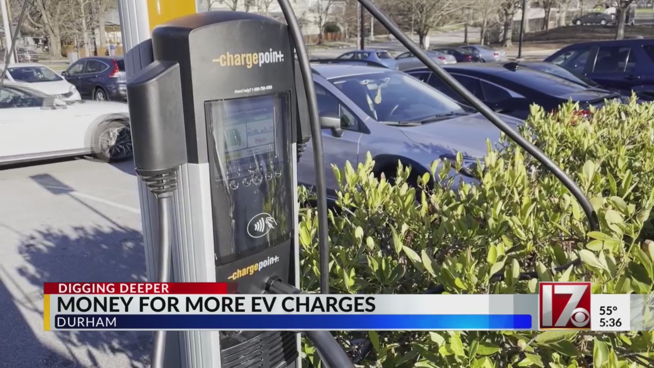 Durham receives money for more EV chargers – CBS17.com