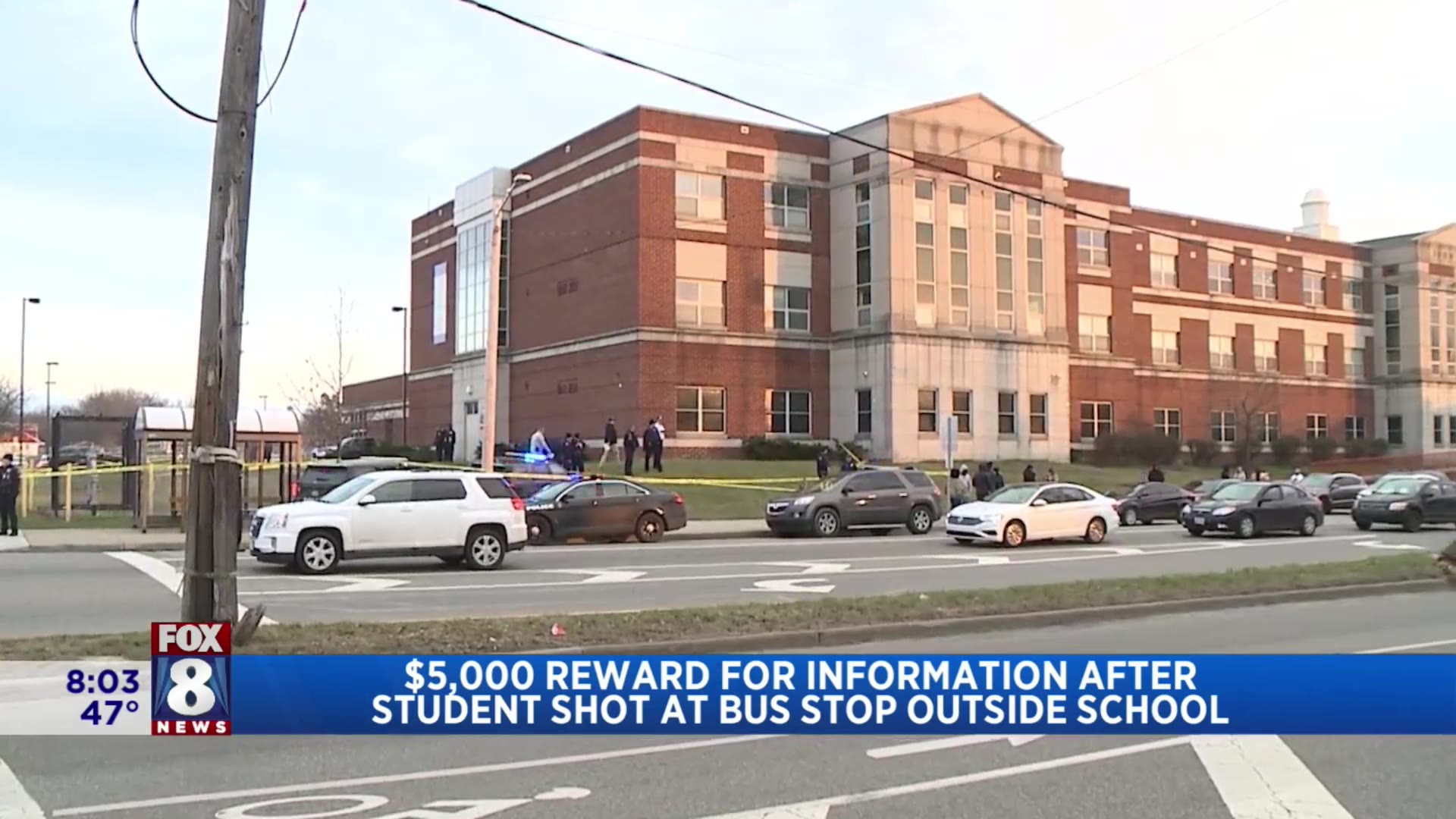 John Adams HS closed for second day after fatal shooting at bus stop ...