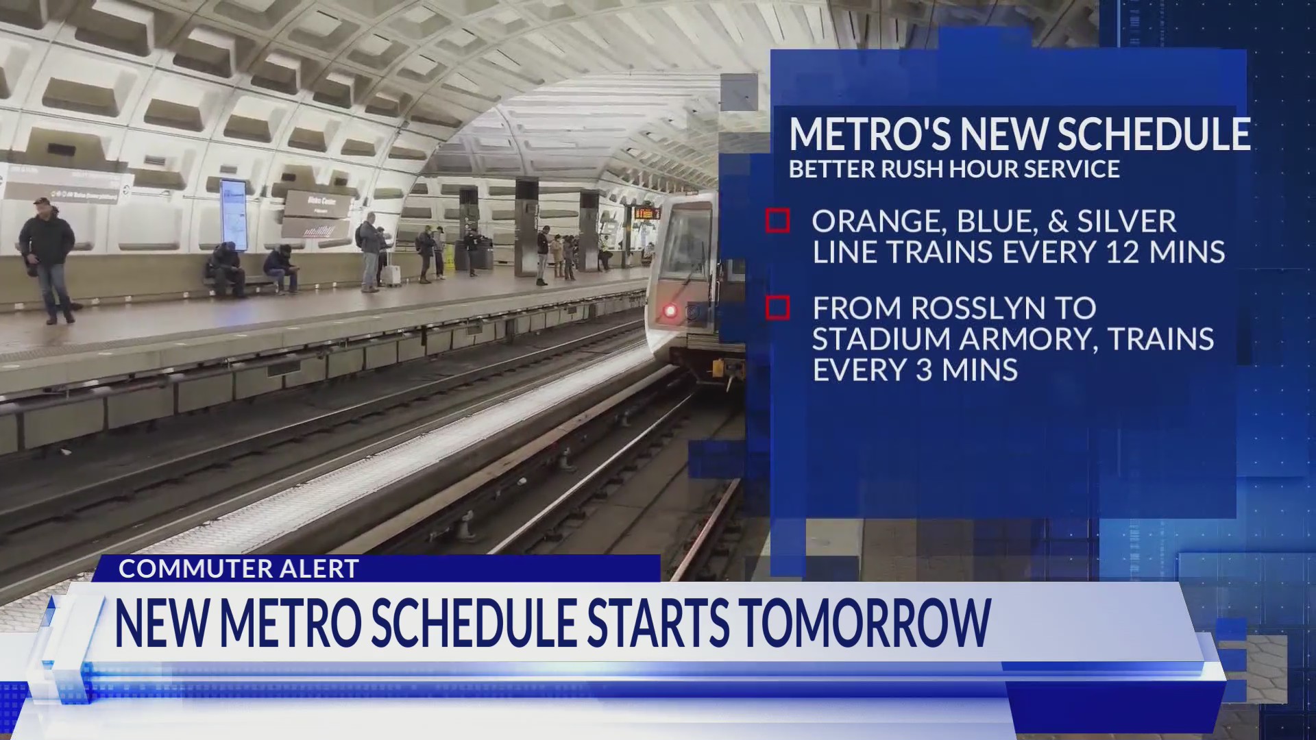 Metro’s new schedule starts Monday. Here’s what it means for your ...