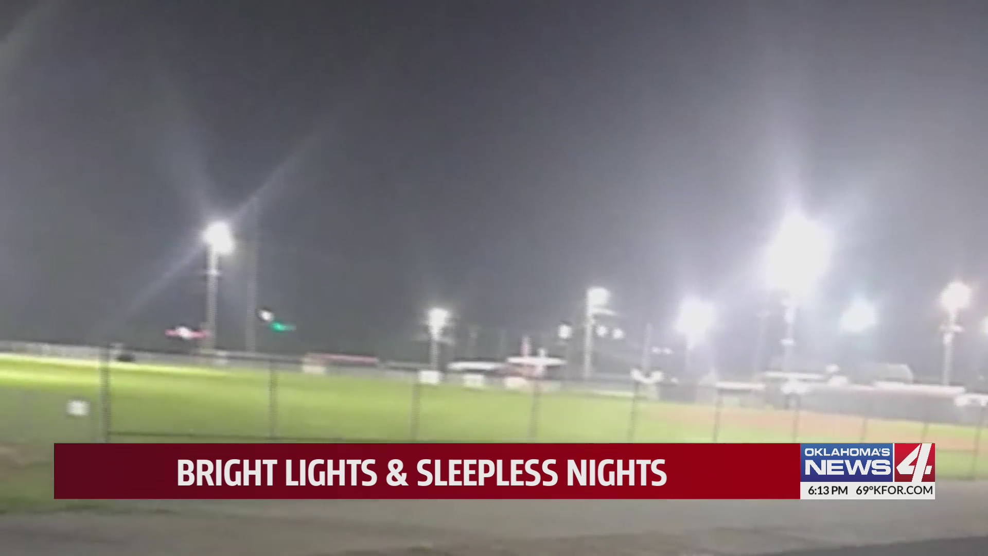 Neighbors say lights left on all night at youth baseball field – KFOR ...