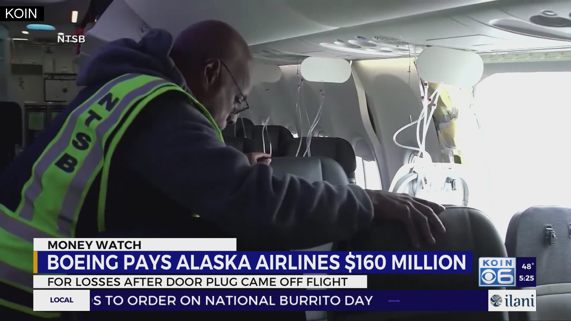 Alaska Airlines receives $160 million from Boeing for Portland door ...