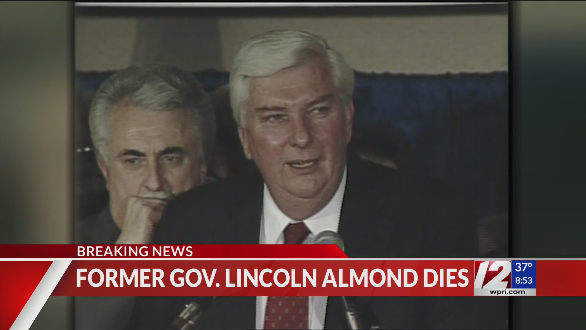 Former RI Gov. Lincoln Almond dies at 86 – WPRI.com