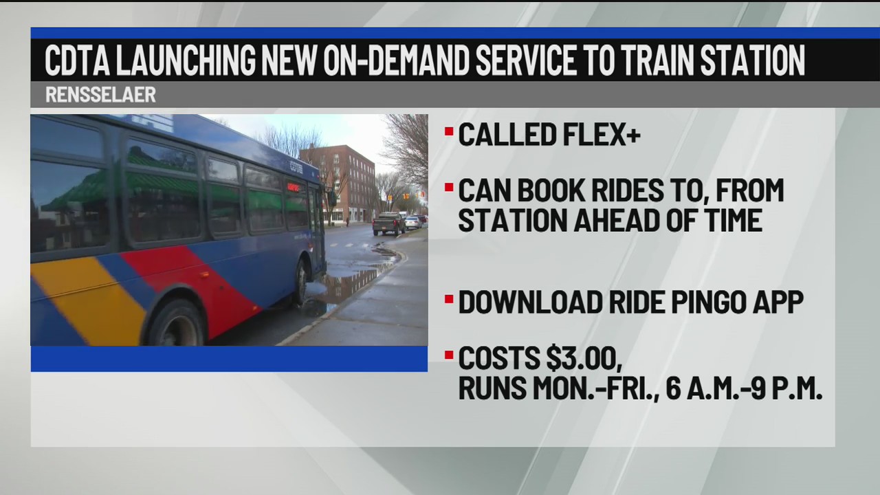CDTA launching on-demand service to train station – NEWS10 ABC