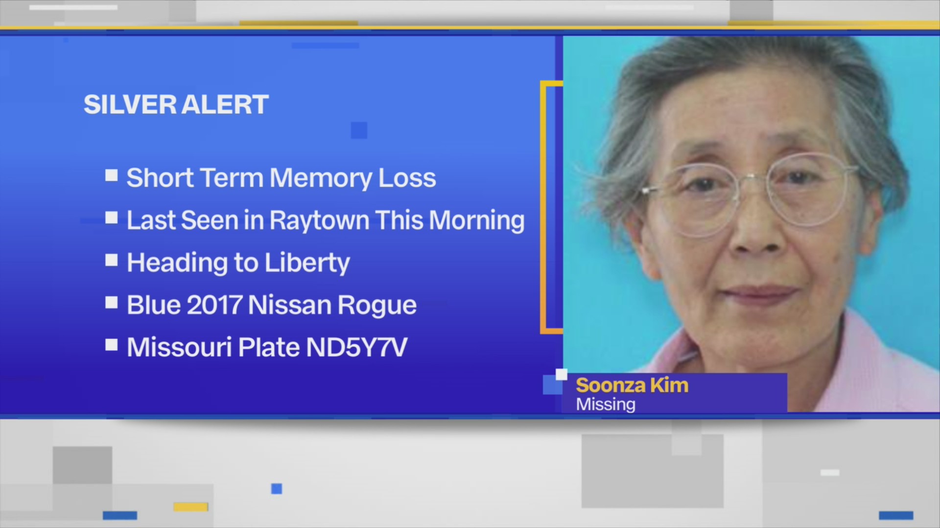 Silver Alert issued for missing Raytown woman – FOX 4 Kansas City WDAF ...