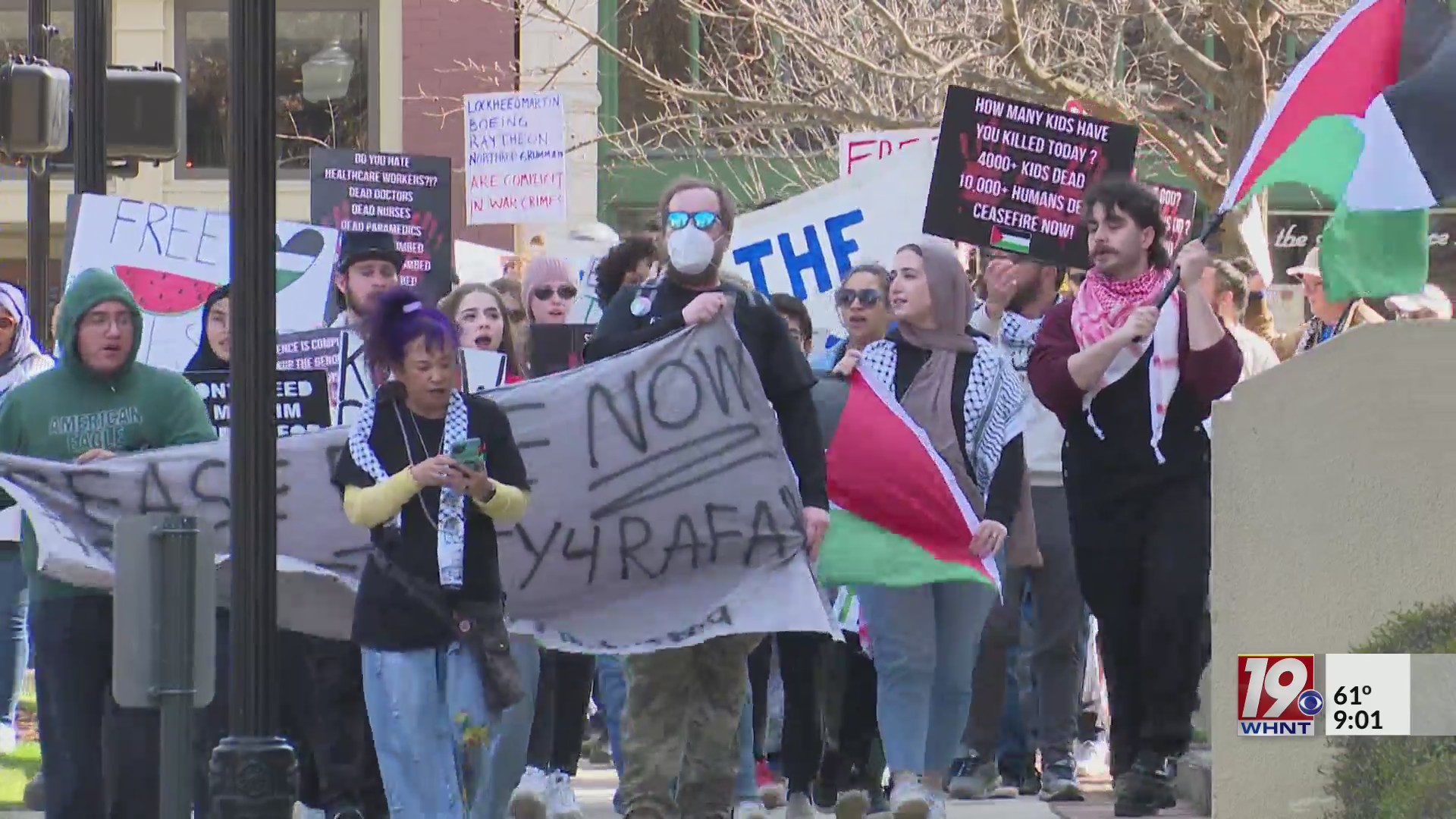 Huntsville Rally For Rafah End US Aid To Israel | February 25, 2024 ...