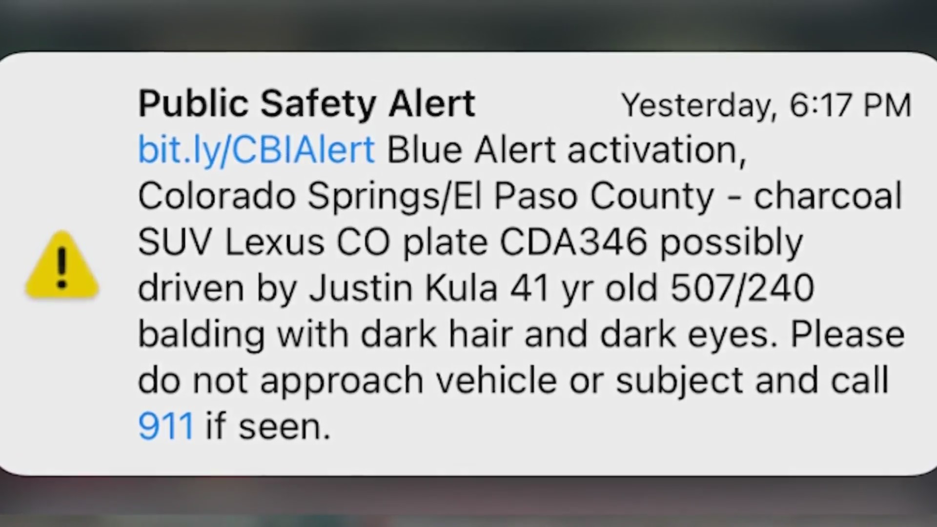 What is a Blue Alert and when does Colorado use it? – FOX31 Denver