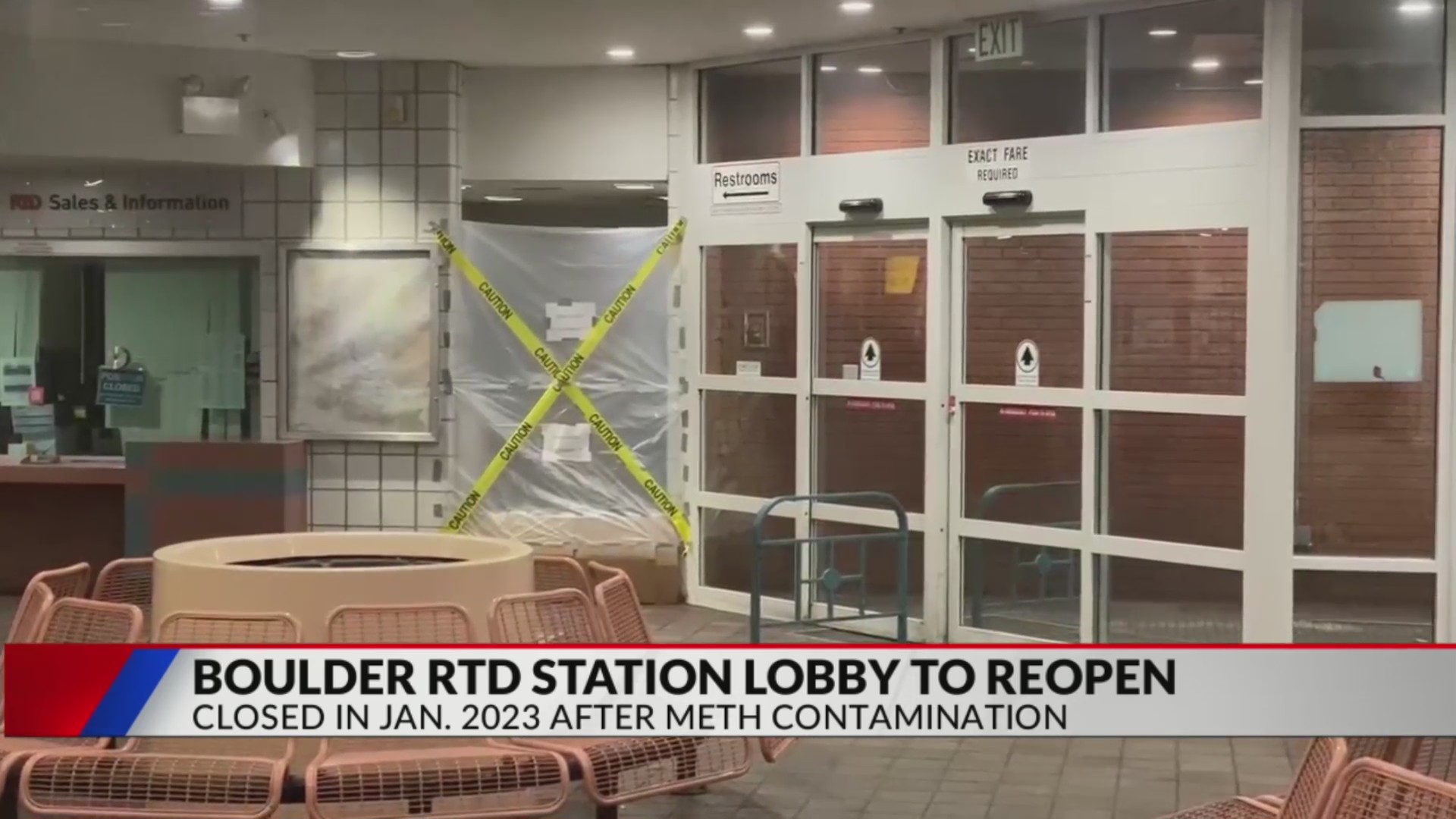Boulder RTD station lobby to reopen after over a year of drug ...