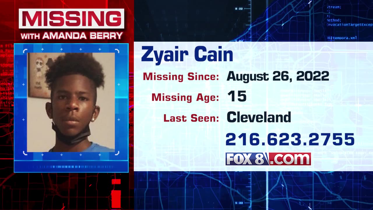 Missing: Zyair Cain – Fox 8 Cleveland WJW