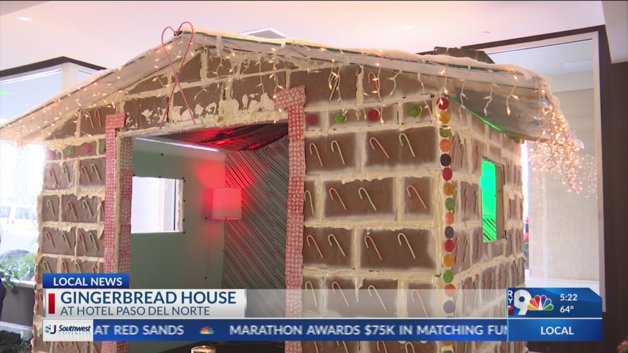 Life-size gingerbread house – KTSM 9 News
