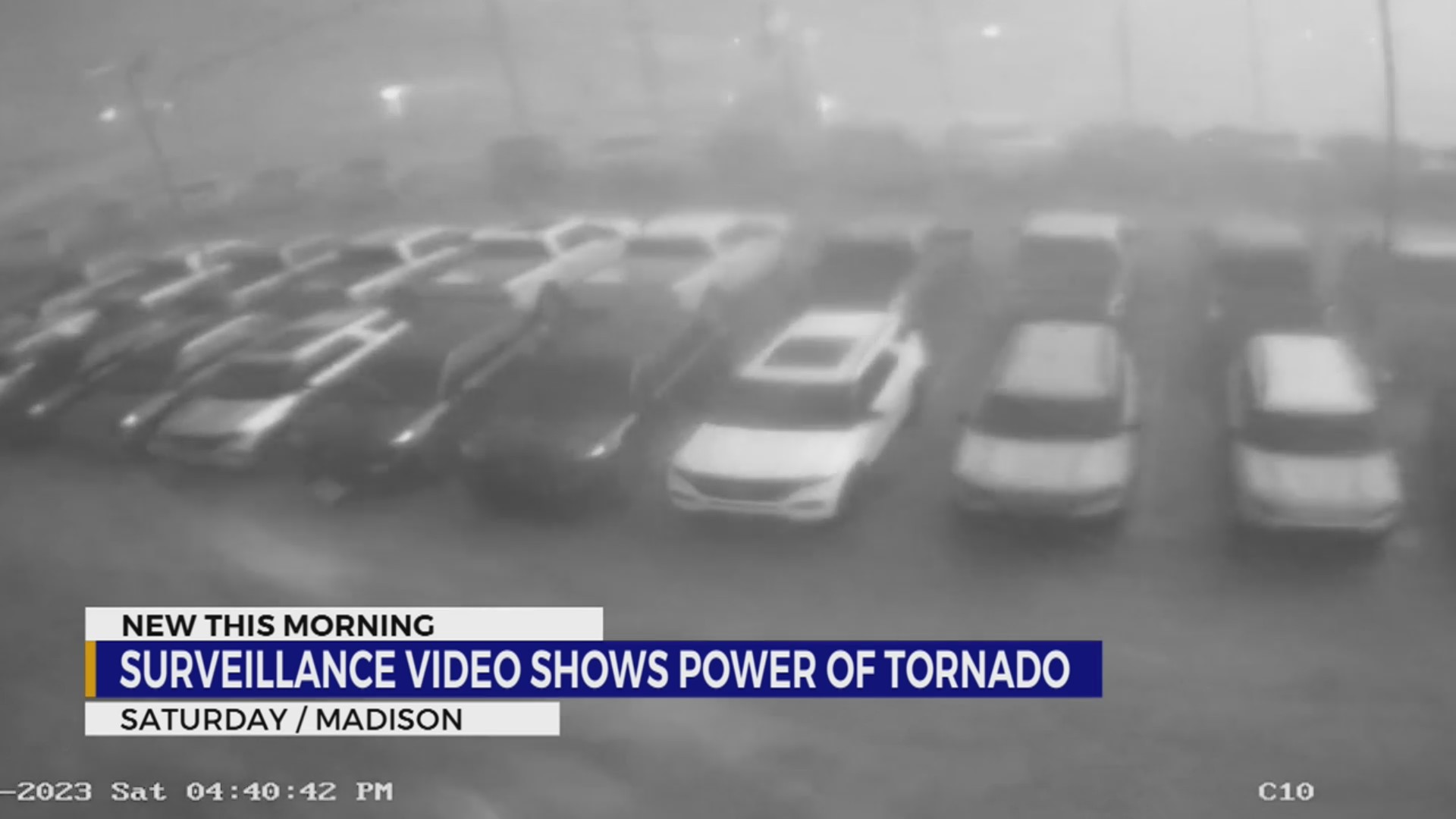 Surveillance video shows power of Madison tornado – WKRN News 2