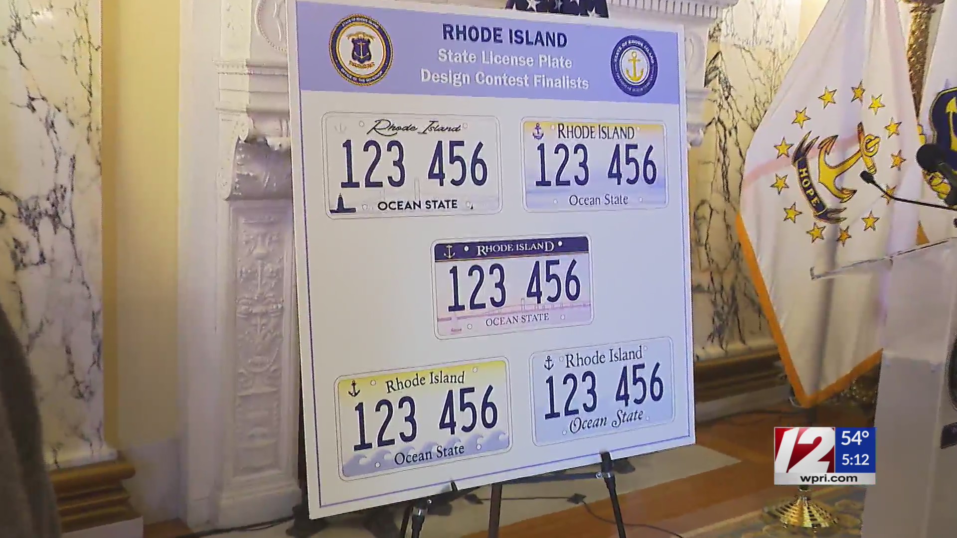 RI unveils finalists for new license plate design – WPRI.com
