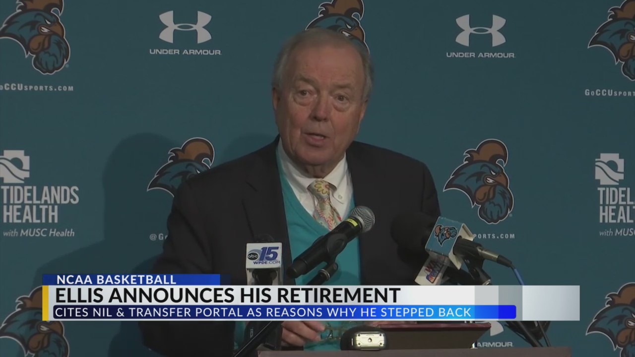 Longtime Coastal Carolina men’s basketball coach Cliff Ellis announces ...