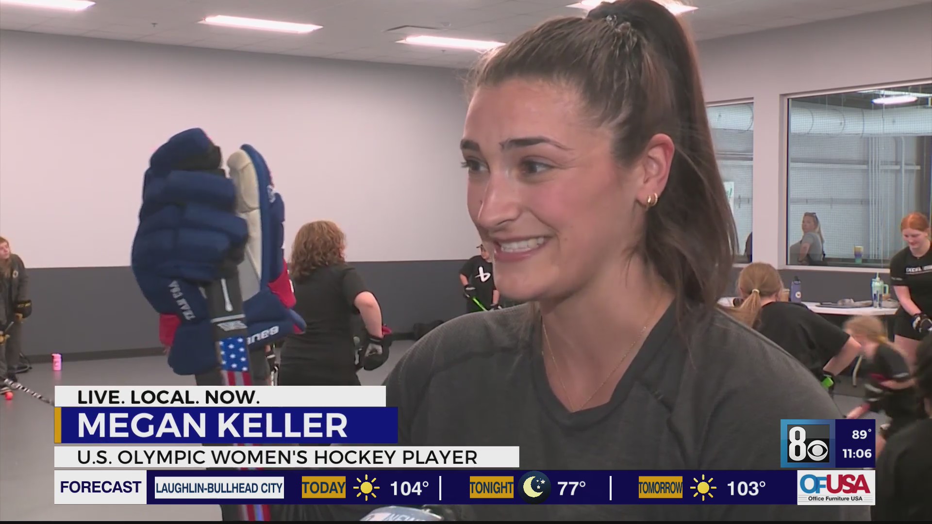 US Olympic hockey player helps launch local hockey program for girls – KLAS