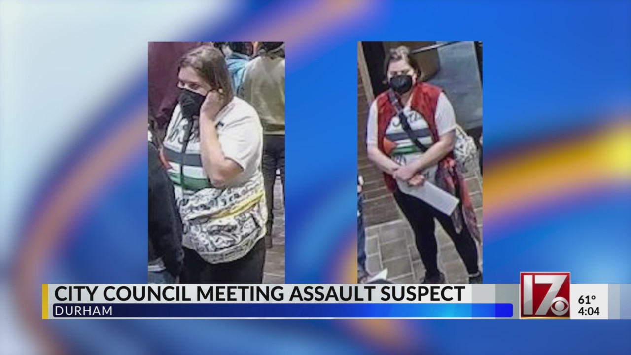 Woman wanted for assault, larceny at Durham City Council meeting ...