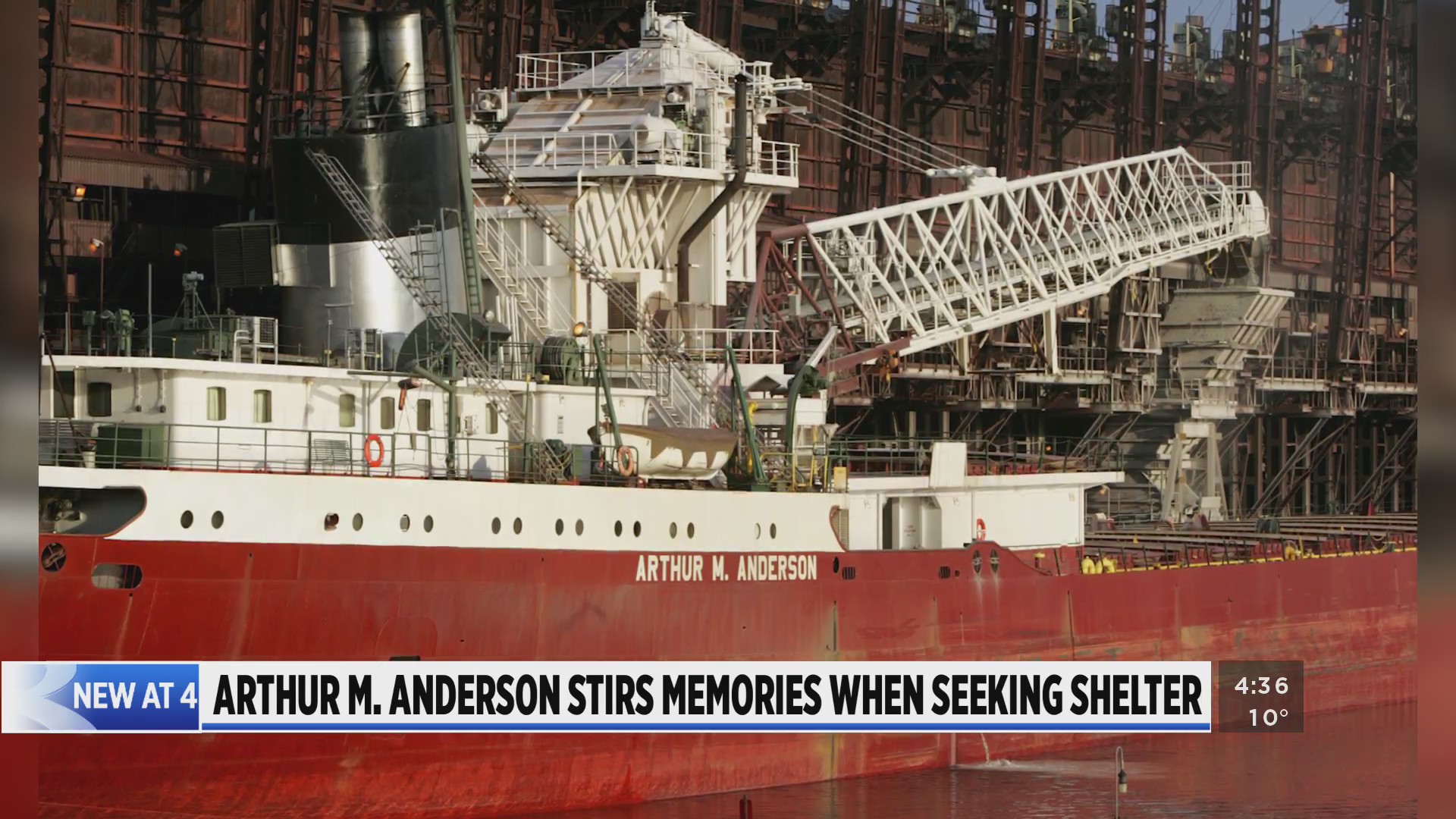 Arthur M. Anderson stirs memories when seeking shelter – WOODTV.com