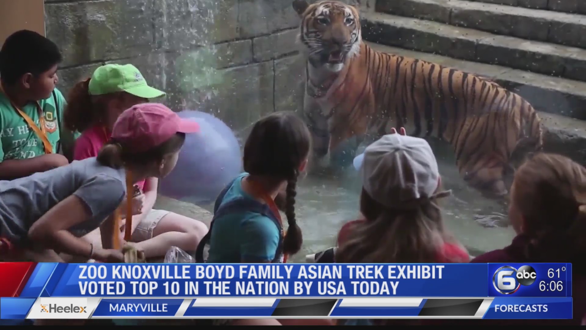 Zoo Knoxville Boyd Family Asian Trek Exhibit Voted Top 10 in the Nation by USA Today – WATE 6 On ...