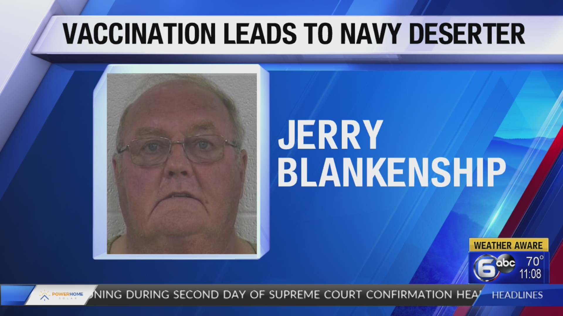 Vaccination helped investigators find a US Navy deserter living under a ...