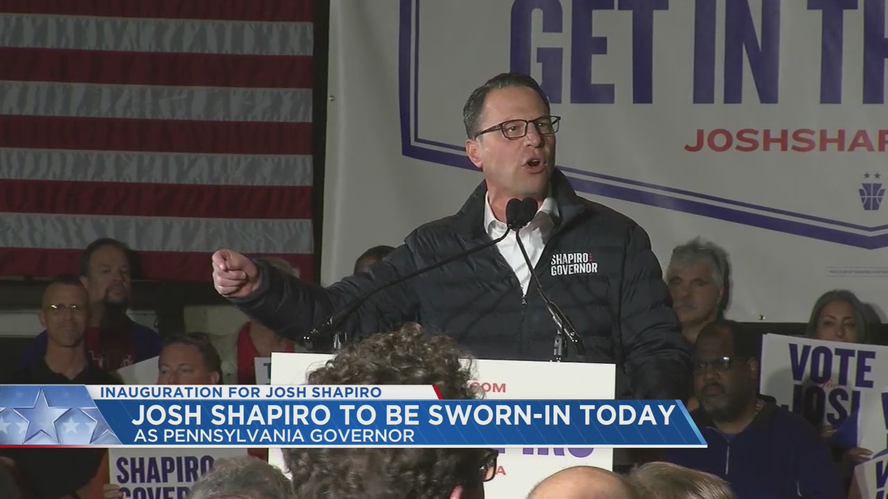 Josh Shapiro to be sworn in as Pennsylvania’s 48th governor – 28/22 News