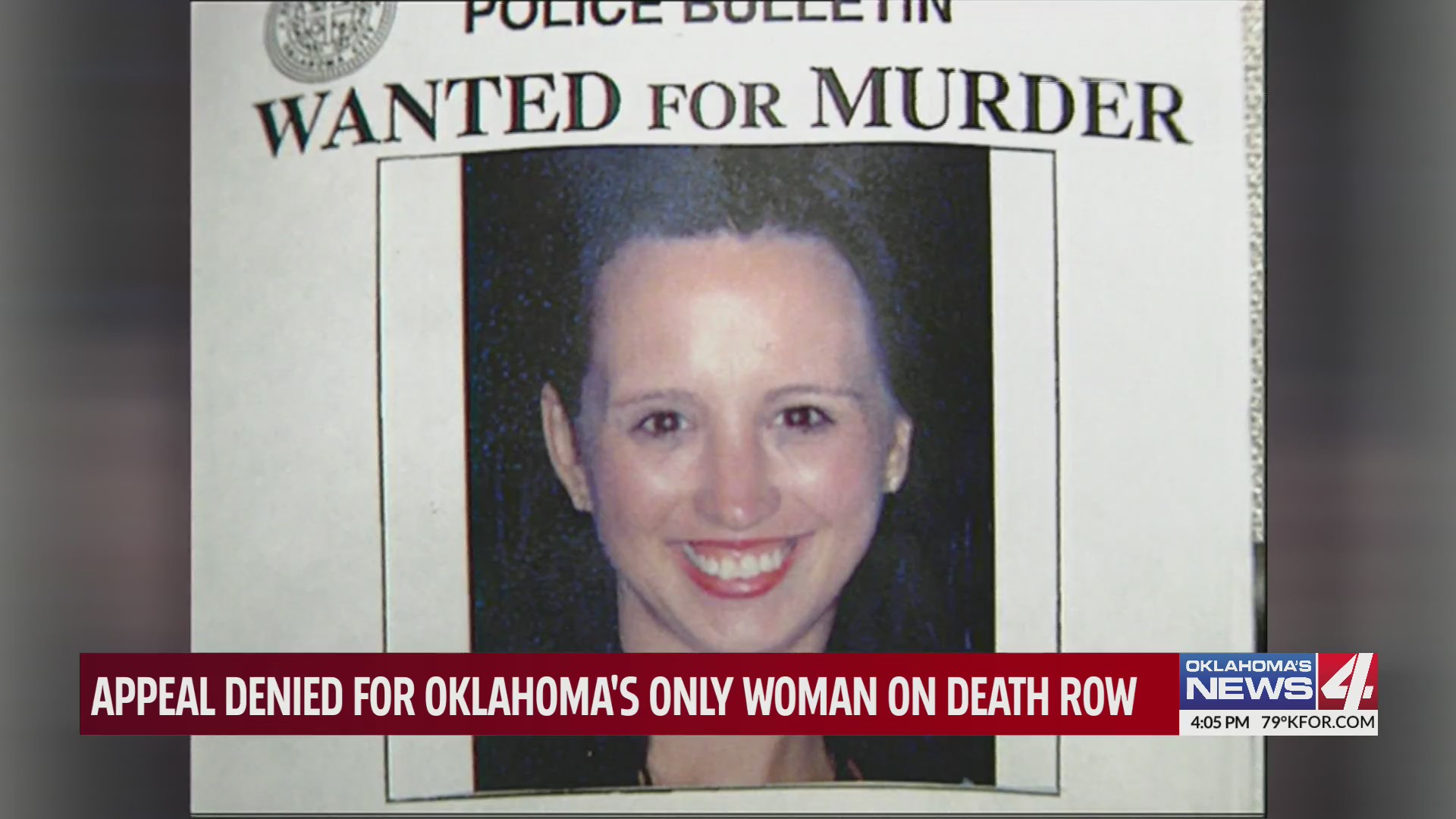 Appeal denied for Oklahoma’s only woman on death row – KFOR.com Oklahoma City