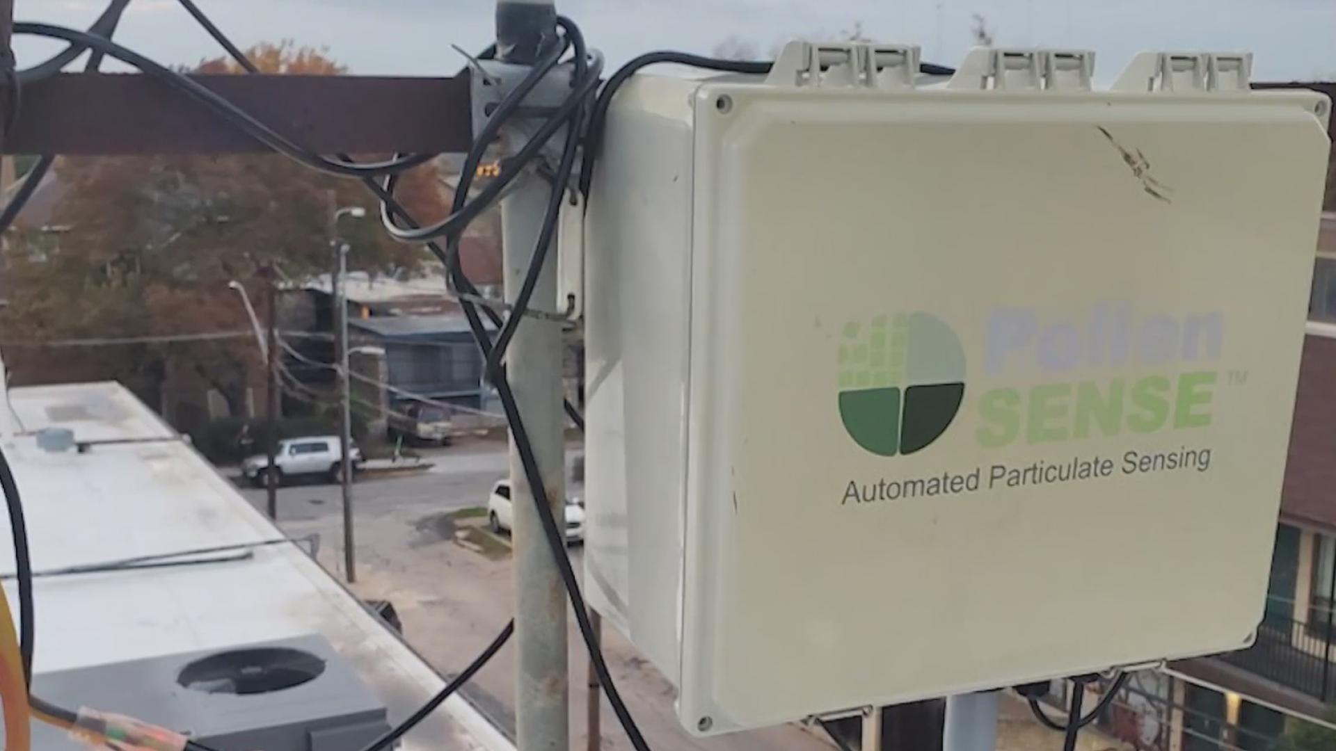 KXAN PollenSense equipment allows for 24/7, 365 allergen information ...
