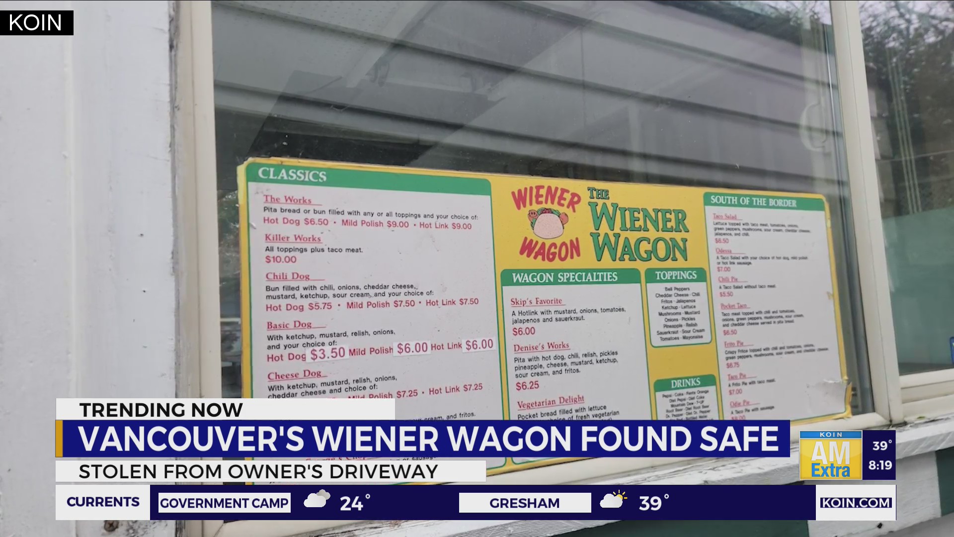 What’s Trending: Vancouver Weiner Wagon found safe – KOIN.com