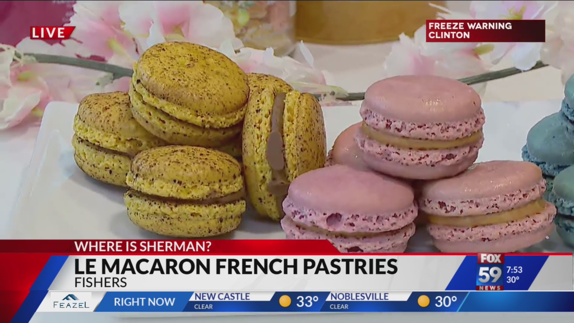 Where is Sherman? Le Macaron French Pastries – Fox 59