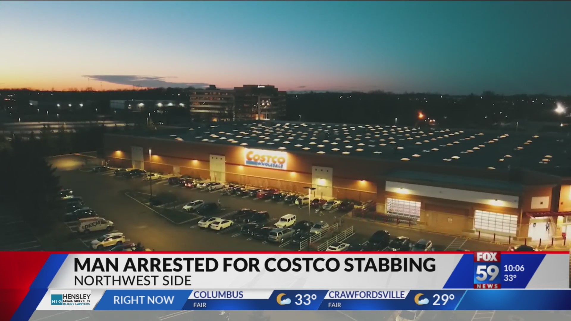 Man arrested fort Costco stabbing on northwest side – Fox 59