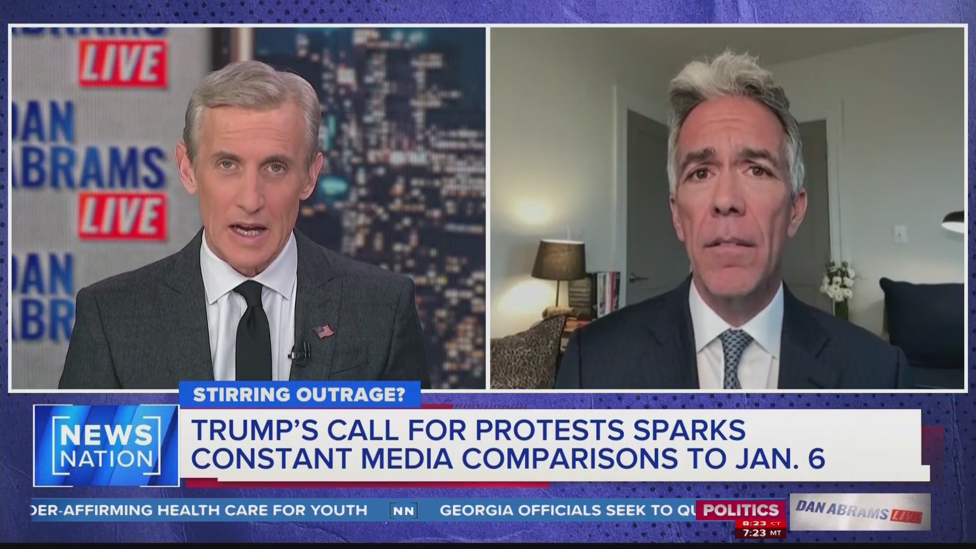 Media compares Trump protest call to Jan. 6 | Dan Abrams Live – NewsNation
