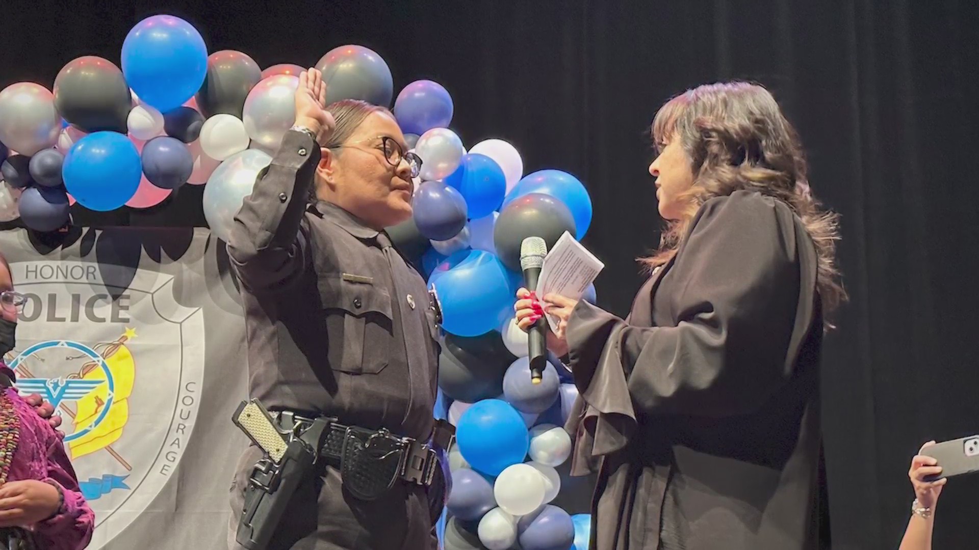 Gallup Police Department swear in first female chief – KRQE NEWS 13 ...