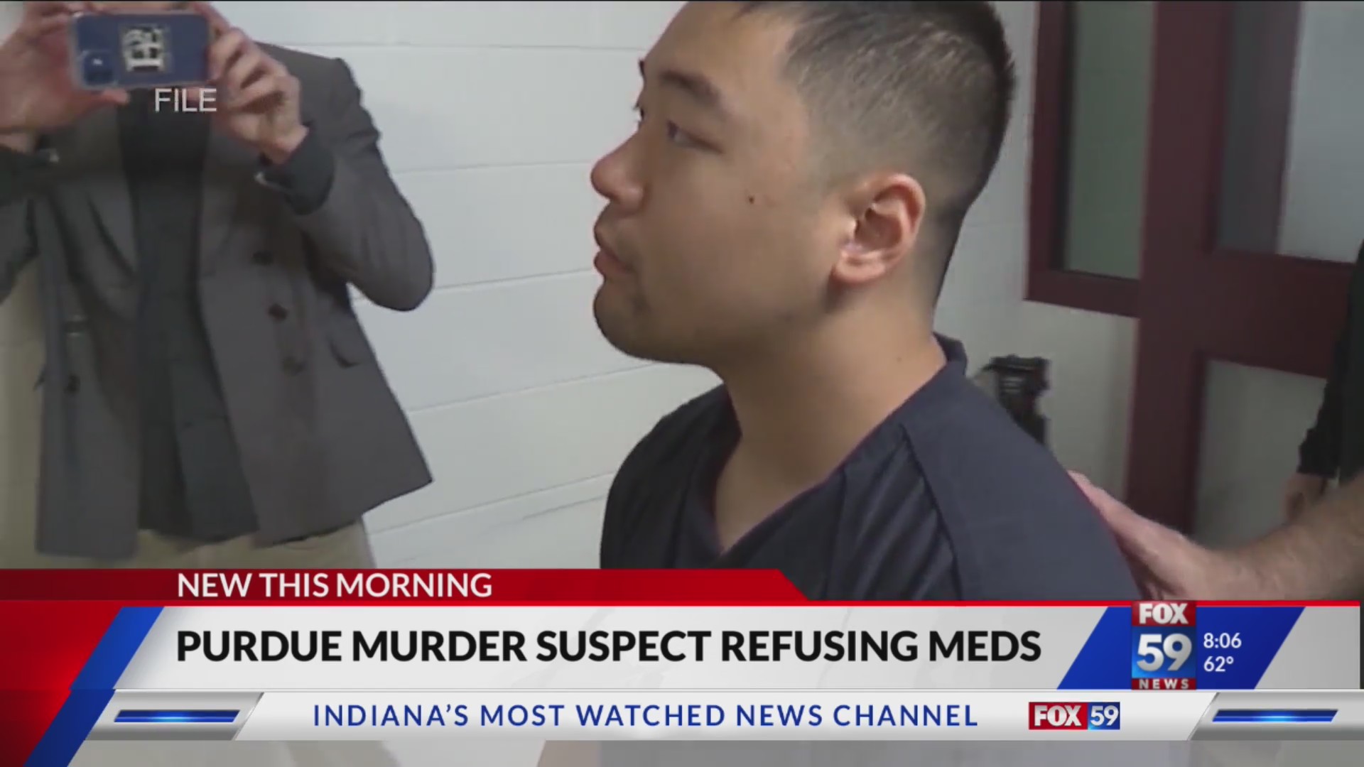 Suspect in Purdue slaying not taking his medication – Fox 59