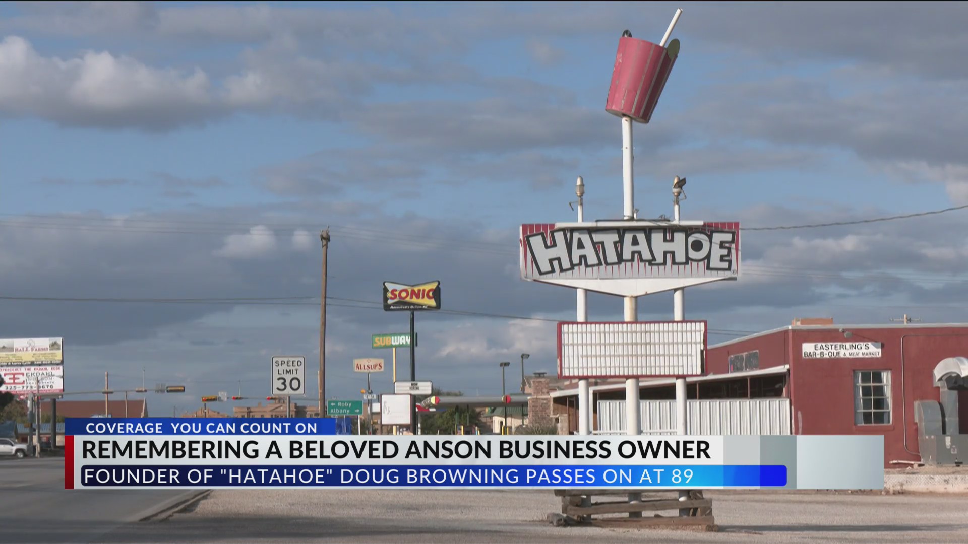 Founder of Anson’s “Hatahoe” passes away at 89 – KTAB ...