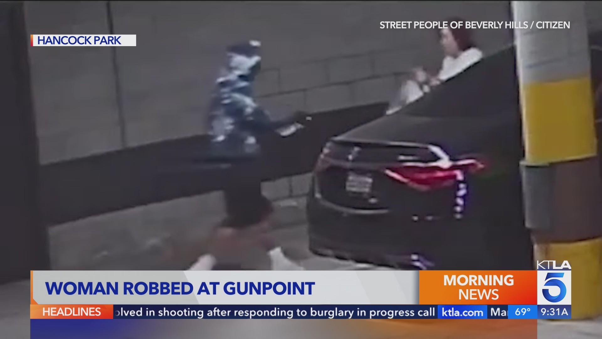 Woman robbed at gunpoint in caught-on-video incident – KTLA