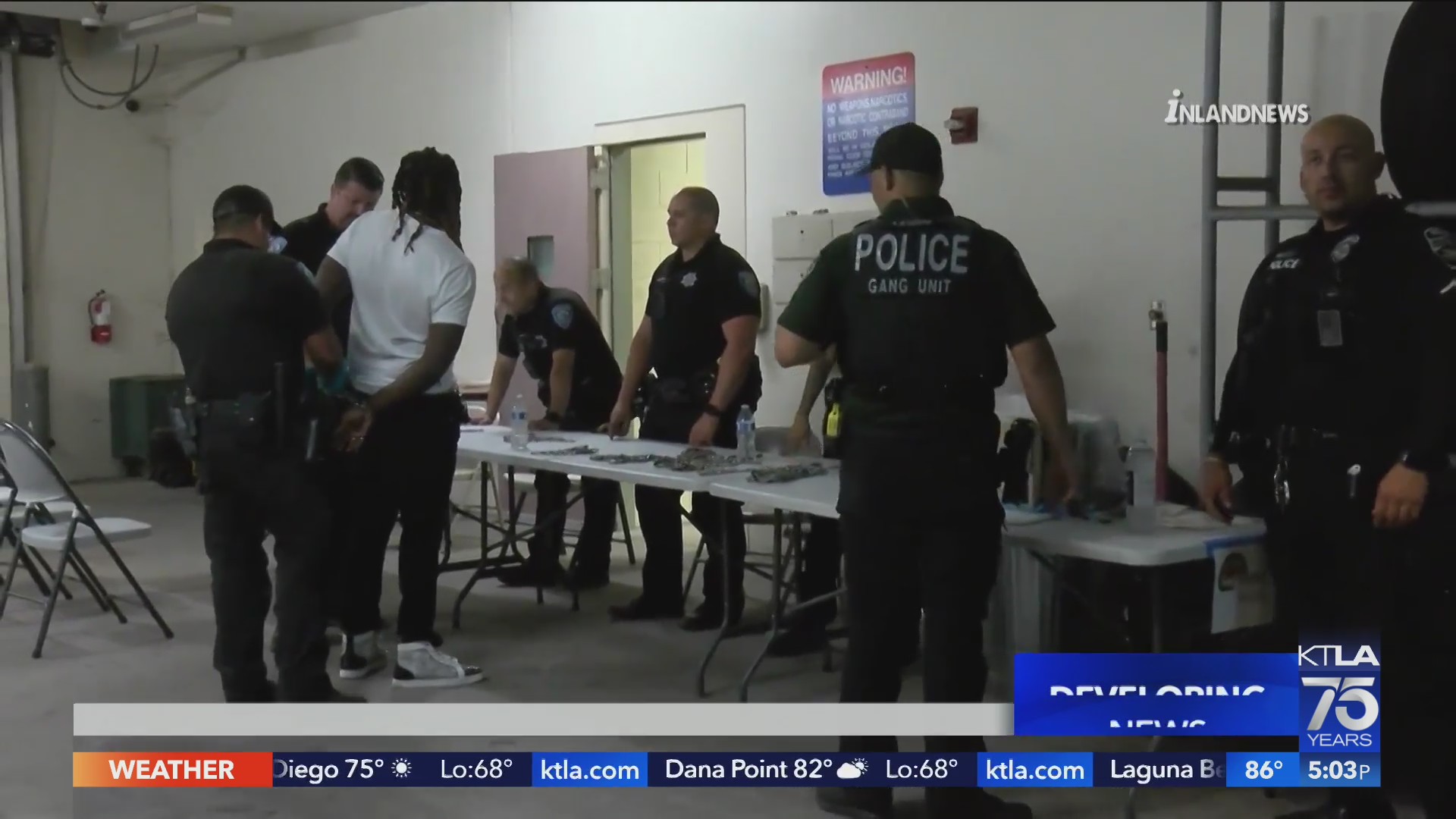 30 felony arrests made in San Bernardino gang sweep – KTLA