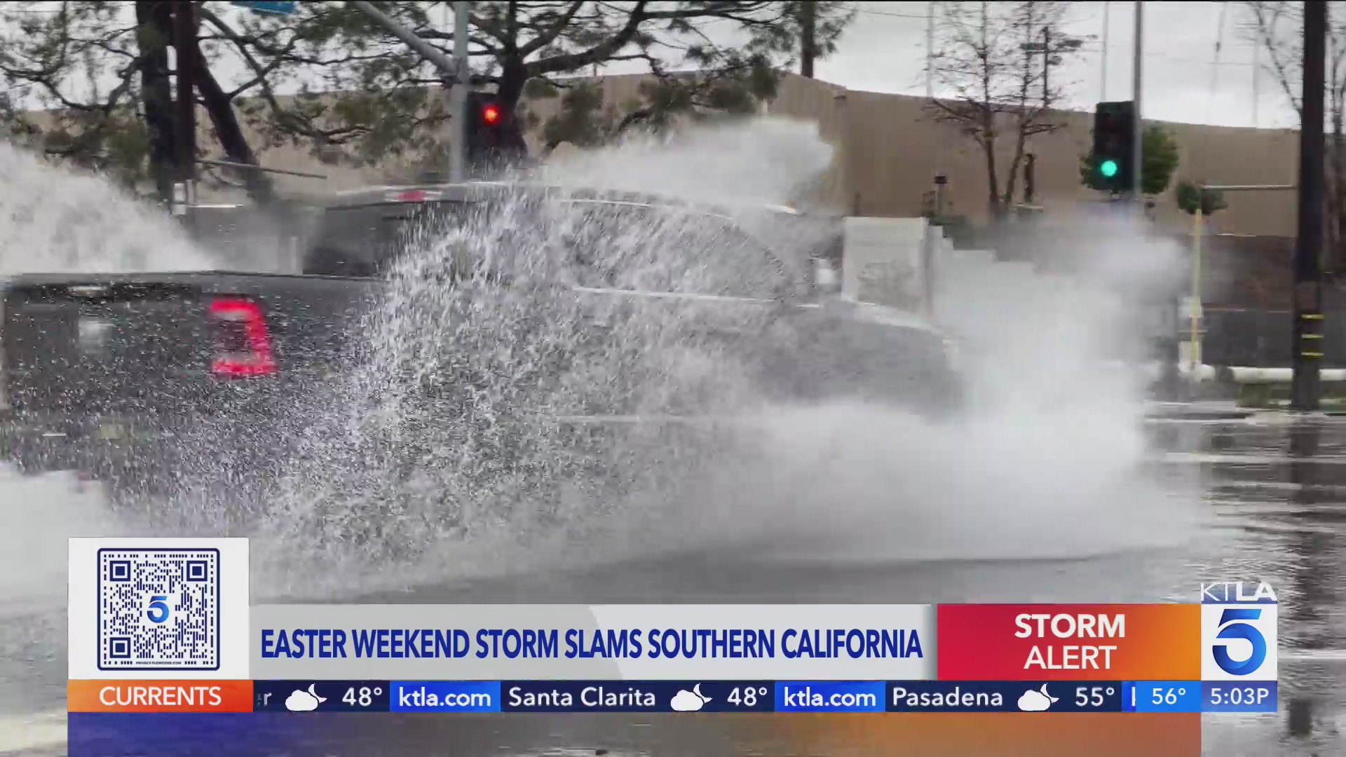 Heavy rainstorm, snow slams Southern California, creating dangerous ...